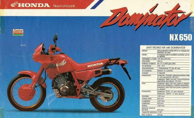 1989 Honda NX 650 Dominator